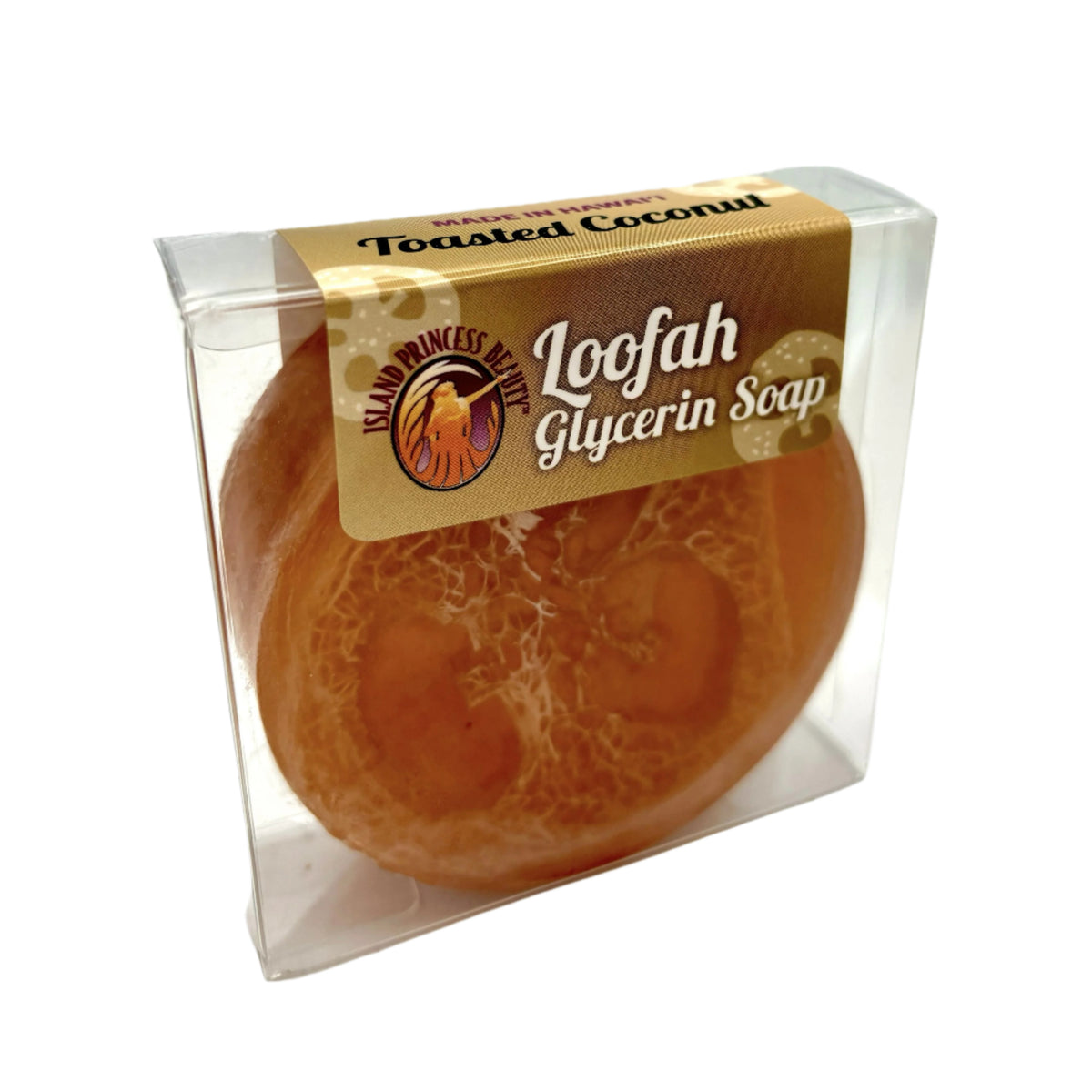 GLYCERIN LOOFAH SOAP TOASTED COCONUT | Island Princess Hawaii